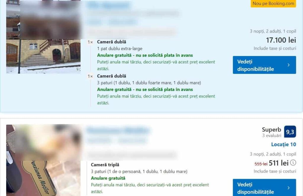 ”Ofertele” extremelor în Apuseni. Prețuri exorbitante pentru 3 nopți în minivacanța de Revelion ...